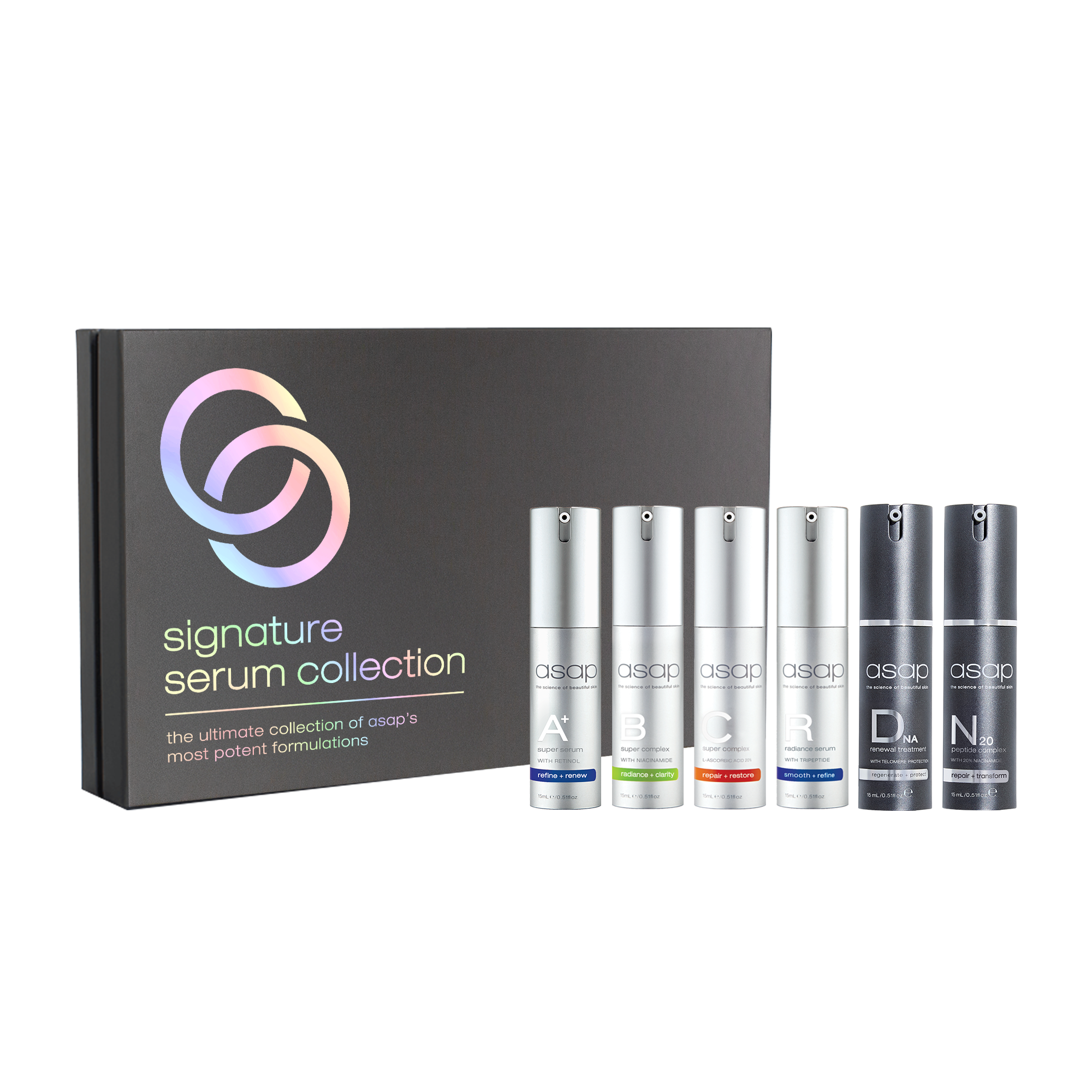 asap - Signature serum Collection – asap Skin Products